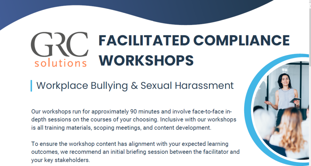 Workplace Behaviours Compliance Training for Schools - GRC Solutions